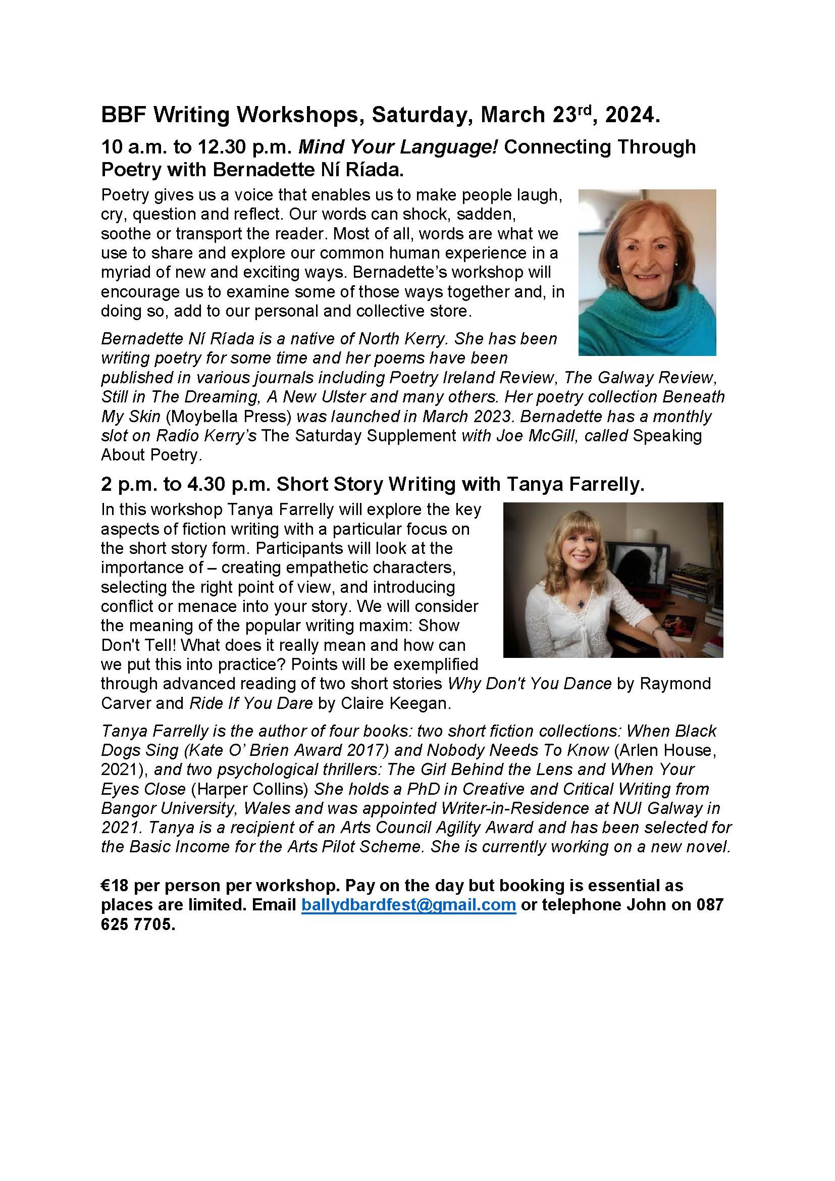 Ballydonoghue Bardic Festival – #ballydbardfest